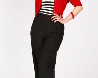 1940s Gents Wide Leg Trousers Brown - Etsy UK