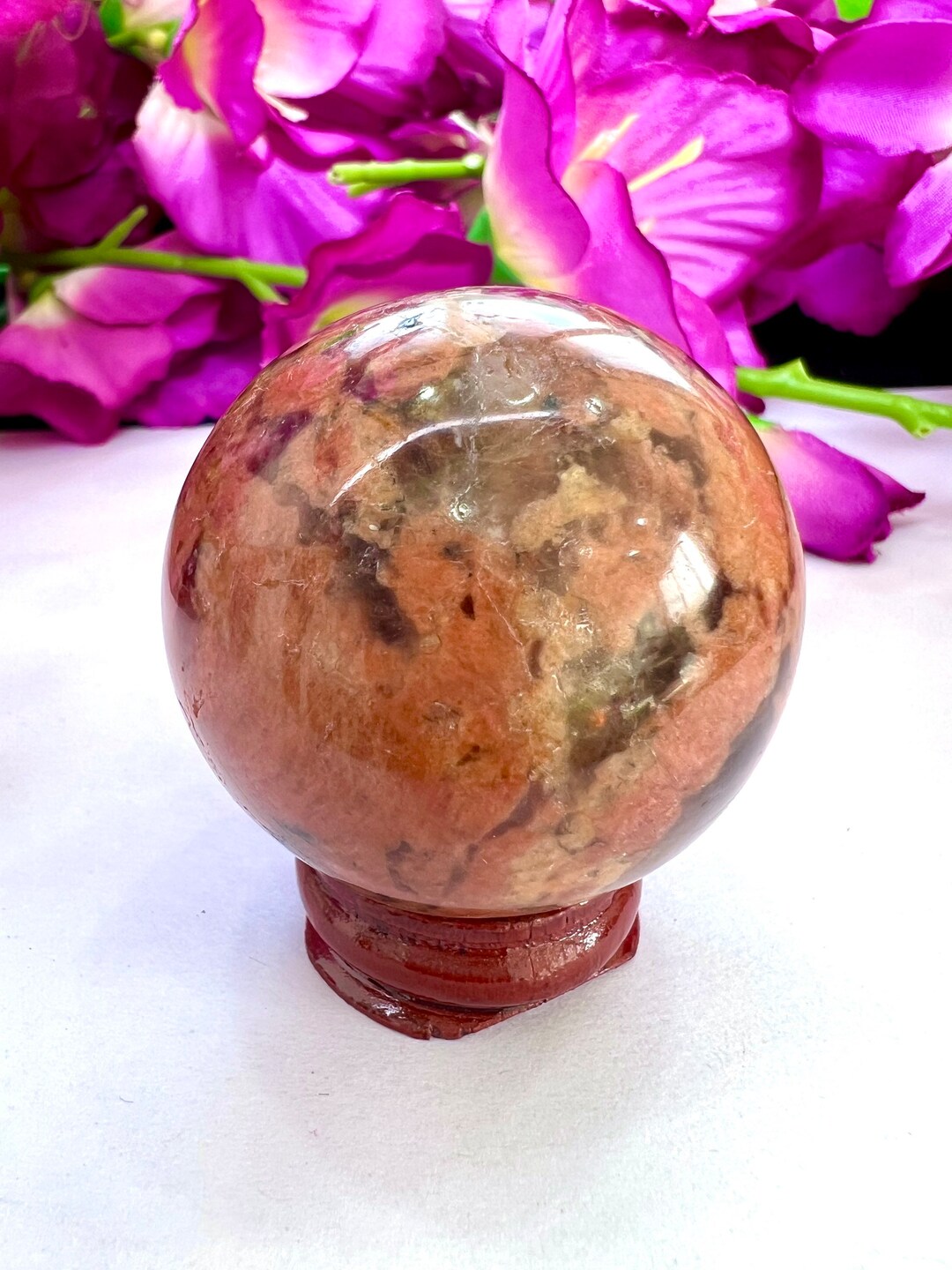 Rosophia Azeztulite Stone Spheres 40 MM Crystal Ball Orb Pocket Stone ...