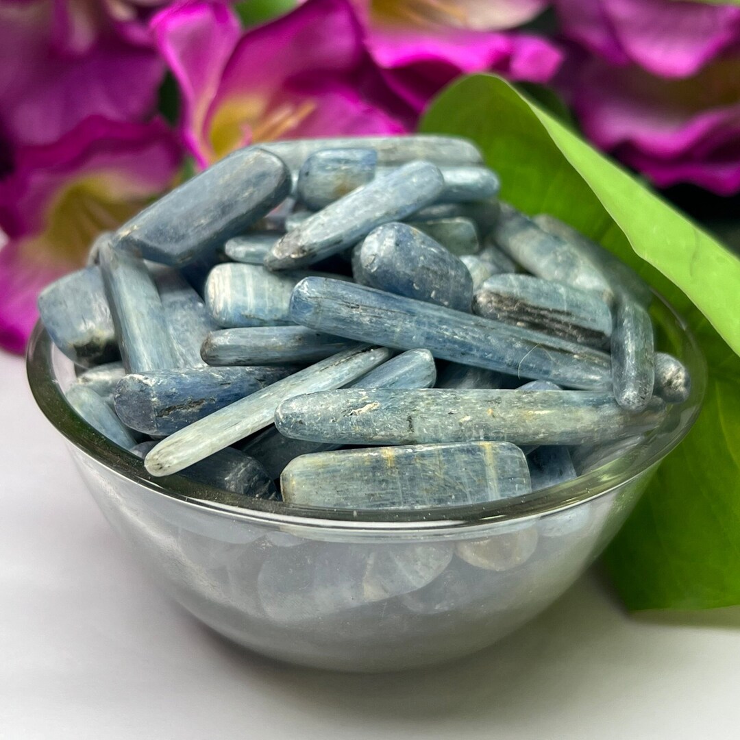 Blue Kyanite Tumbled Stones AAA Quality Healing Crystals in Pack Sizes ...