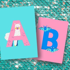 ABC Animal Flashcards PDF | A-Z Printable Alphabet Cards for Kids | A4 ...