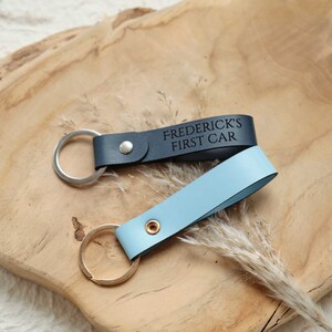 Custom Loop Keychain With Your Text, Personalized Keychain From ...