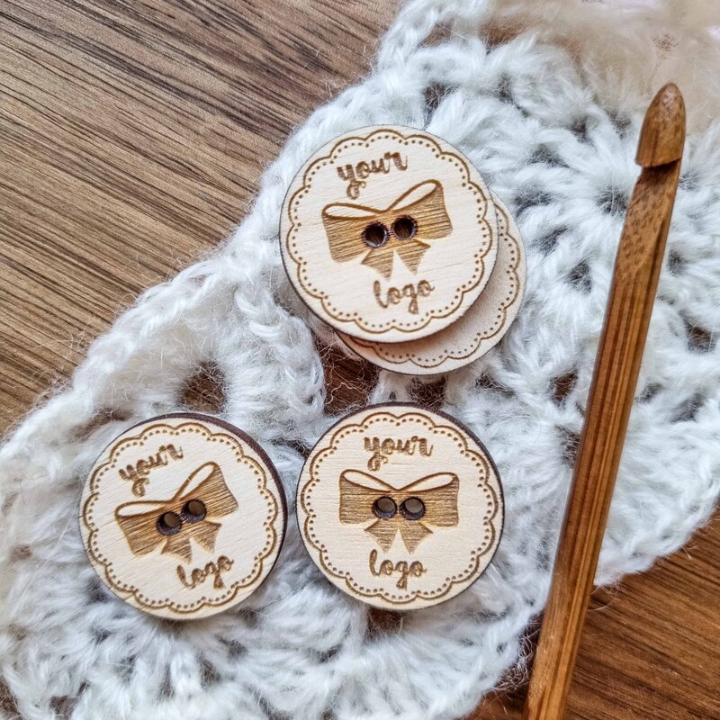 Round Wooden Buttons - Etsy