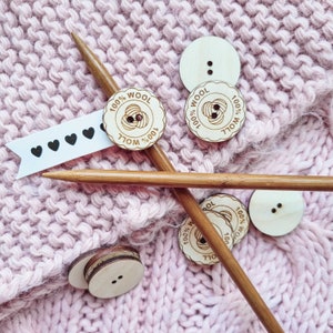 Material Button - 100% Wool, Cotton, Angora, Cashmere, Mohair, Alpaca ...