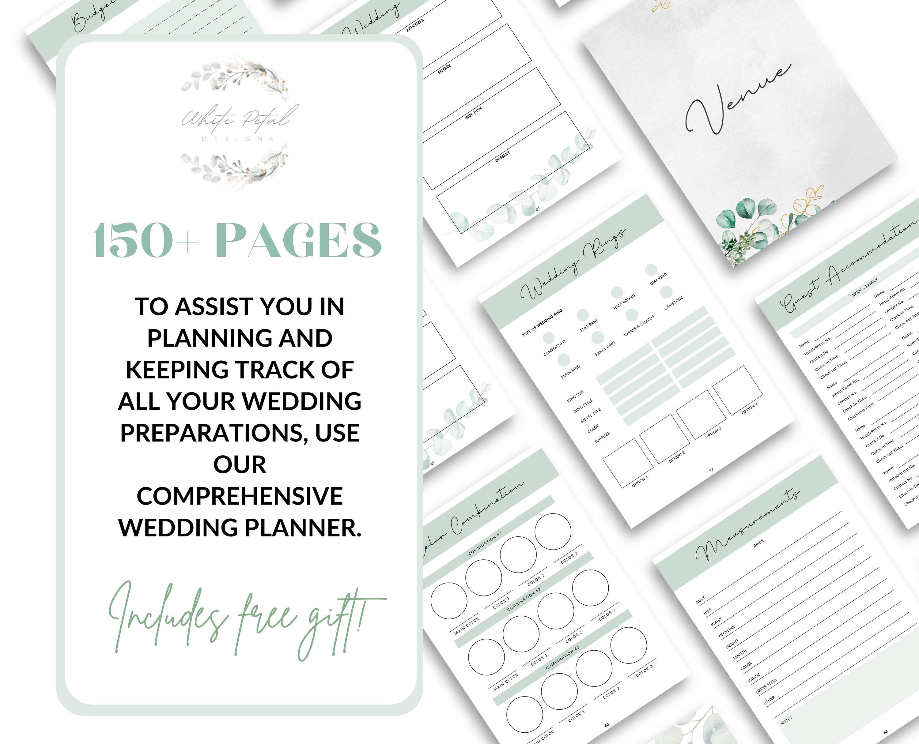 Wedding Planner Printable Wedding Planner Book Wedding Etsy Wedding Planner Printable Wedding Planner Book Wedding Etsy