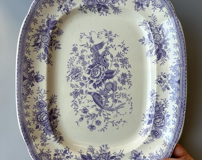 Large Antique 1900s Swedish Rörstrand Porcelain Plate / Platter / FASAN ...