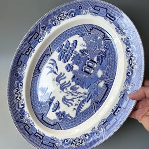 Antique 1940s W.R. Midwinter Serving Plate / Platter / WILLOW Pattern ...
