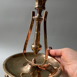 Vintage Swedish Solid Brass Sconce / Taper & Candlestick Holder / Ship ...