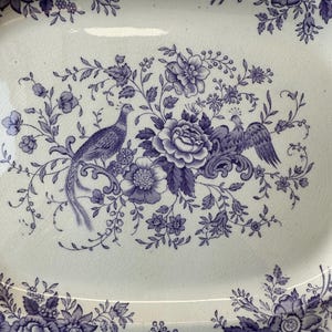 Large Antique 1900s Swedish Rörstrand Porcelain Plate / Platter / FASAN ...