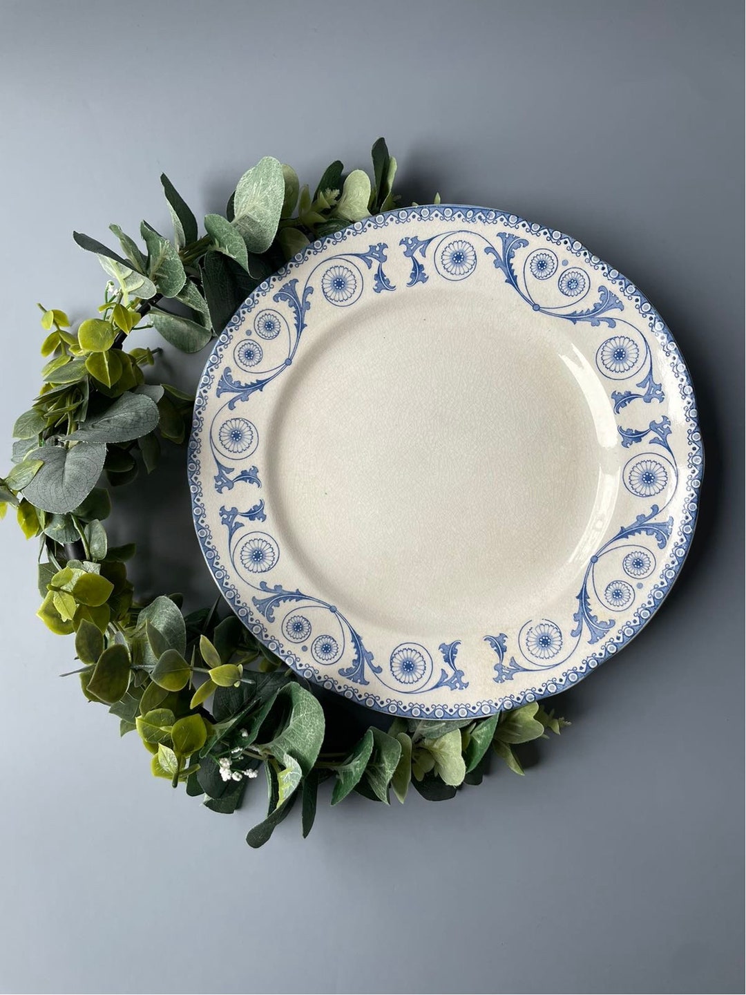 Antique 1920s Swedish Göteborg Porcelain Factory Plate / SVEA Pattern ...