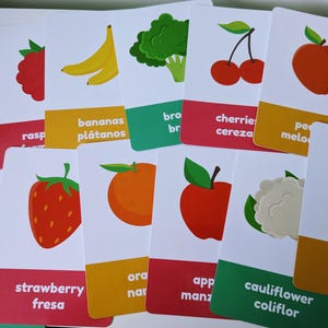 Customisable Fruit Flashcards, Healthy Eating Vocabulary, Montessori ...