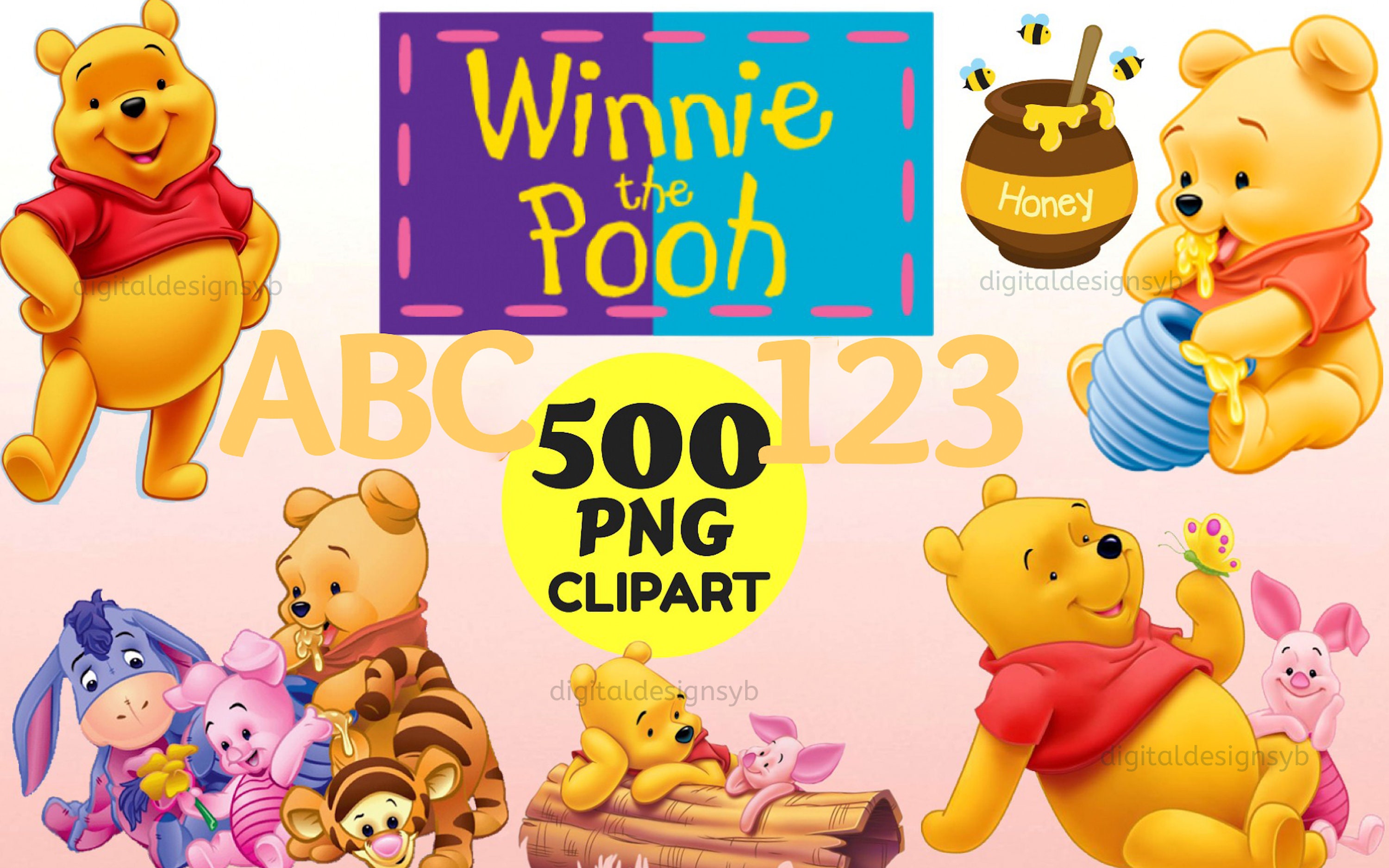 Pooh And Lumpy Clipart