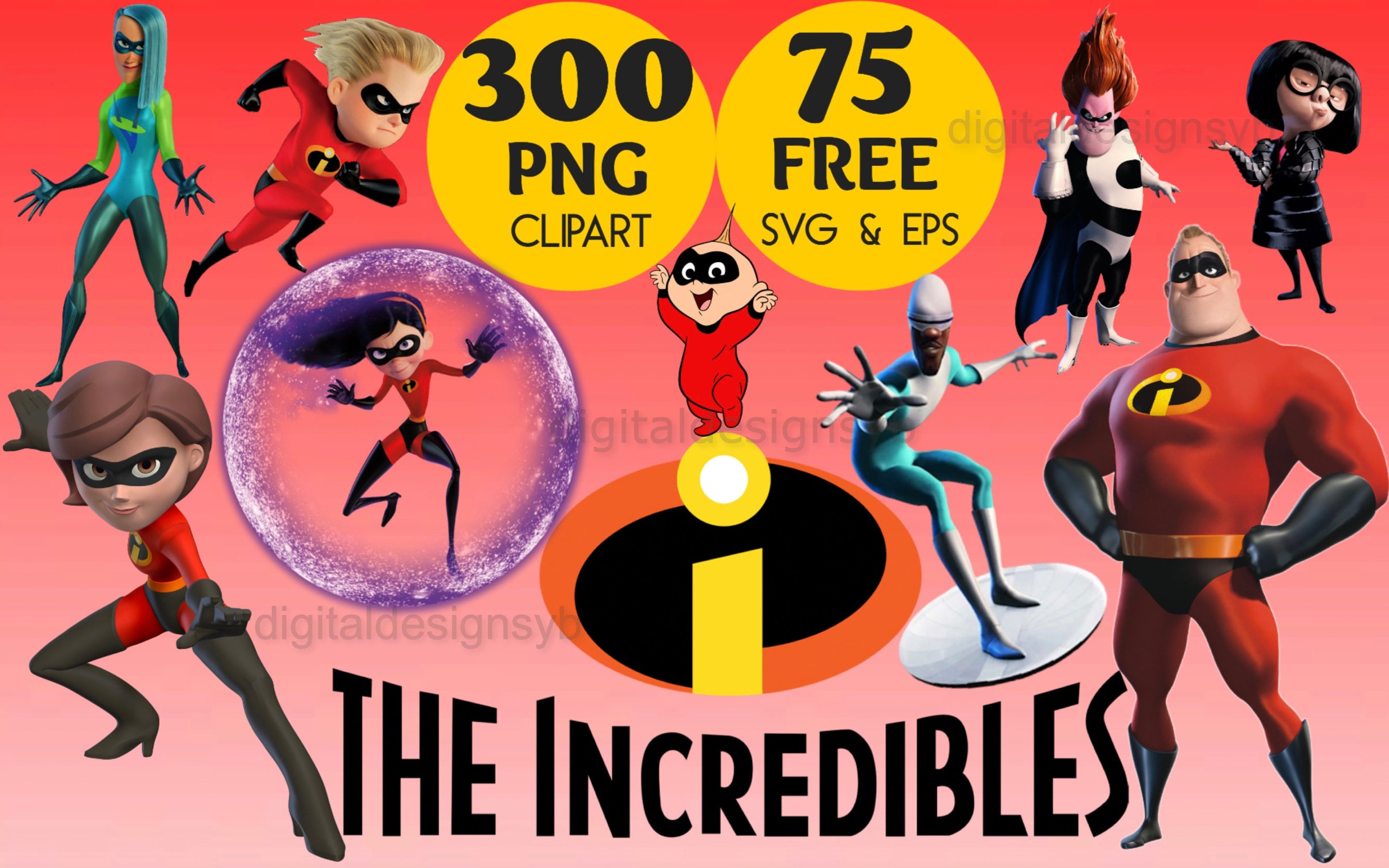 The Incredibles Characters Png