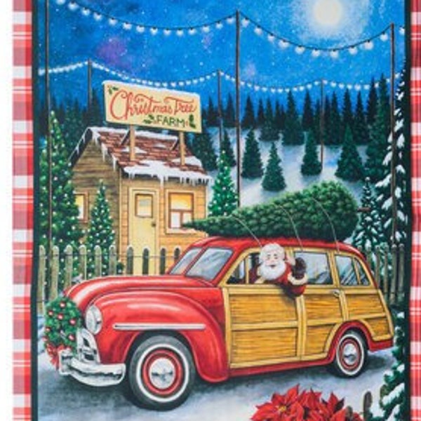 Three Horses at Christmas Fabric Panel Holiday Cheer - Etsy