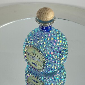 Bedazzled Mini (50ml)d Julio Blue Tequila Bottle Decanter Bling ...
