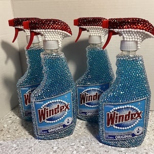 Rhinestone Bedazzled W I N D E X Glass Window Cleaner Spray New Full 23 ...