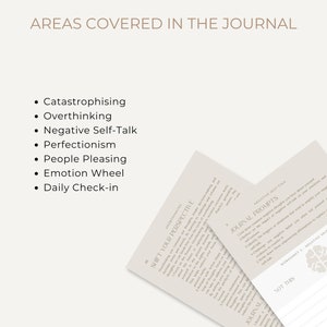 Self Therapy Journal CBT, Journal Prompts, Digital Journal, Anxiety ...