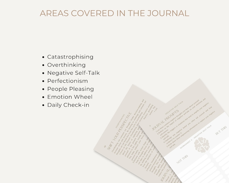 Self Therapy Journal CBT Journal Prompts Digital Journal - Etsy