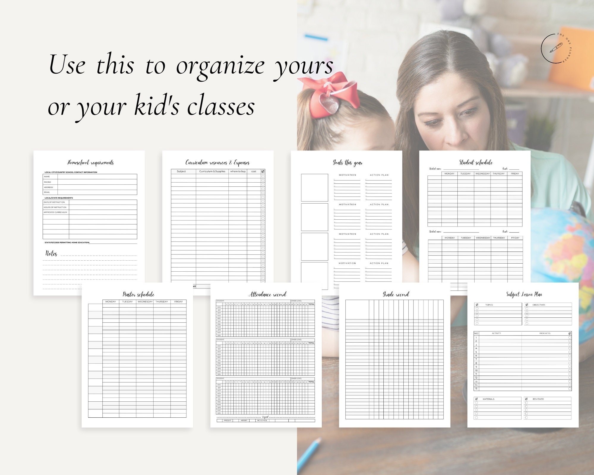 Homeschool Planner Printable, Homeschool Planner, 2024, Homeschool ...