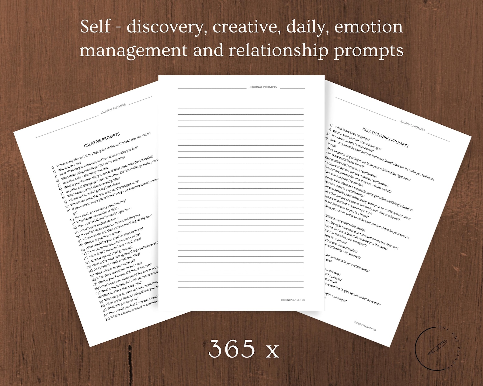 365 Journal Prompts, Relationship Prompts, Self Care Prompts, Writing ...