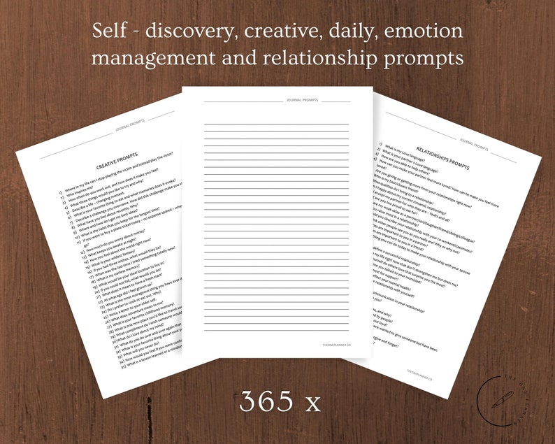 365 Journal Prompts, Relationship Prompts, Self Care Prompts, Writing ...