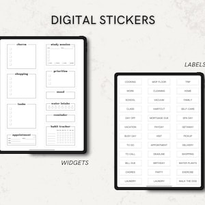 Digital Stickers for Planner | Digital Planner Widgets | Goodnotes ...