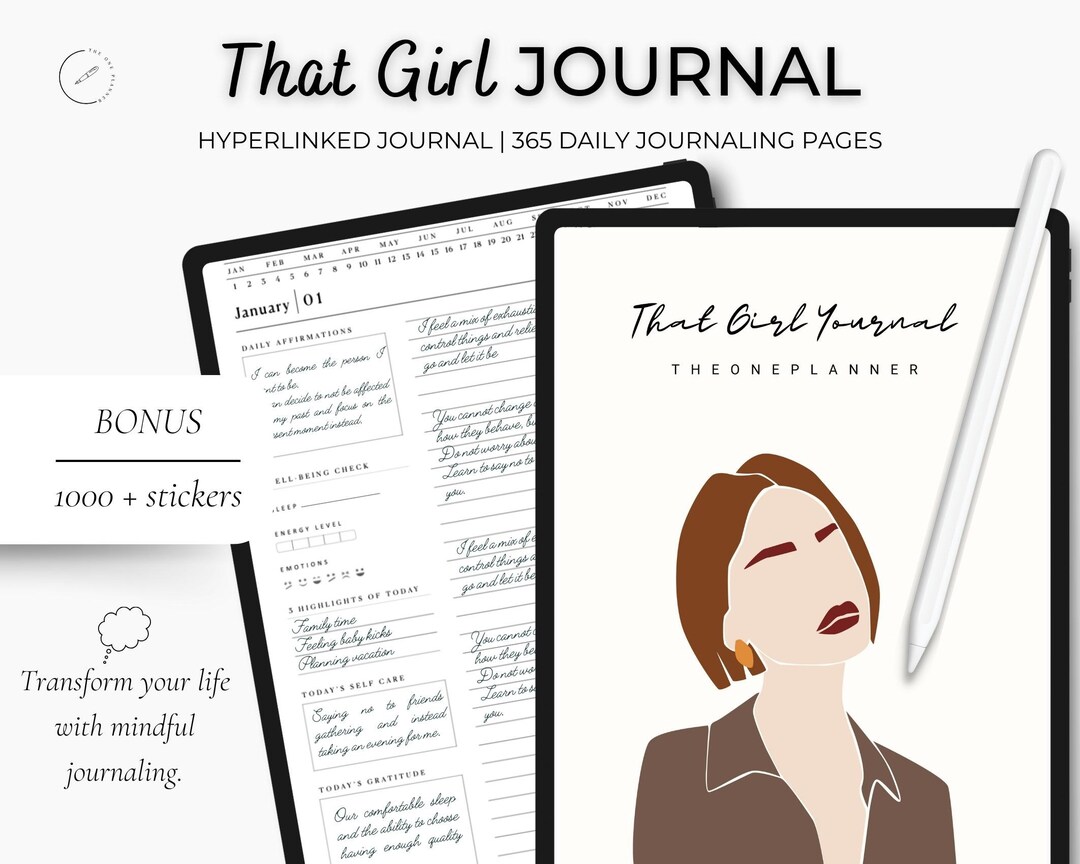 That Girl Daily Digital Journal, 2024 Digital Journal,digital Diary ...