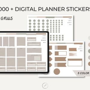 Digital Notebook 12 Hyperlinked Tabs Goodnotes Notability, Notebooks ...