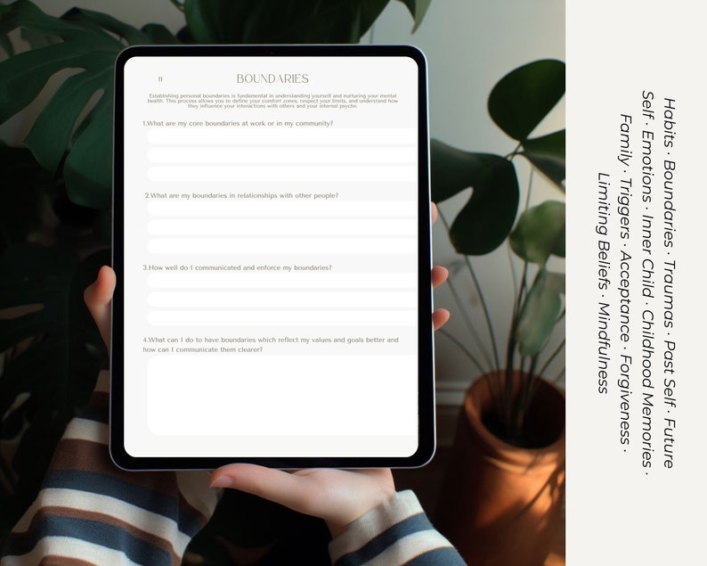 Digital Shadow Work Journal, Self Therapy,journal Prompts, Printable ...