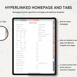 Digital Planner | Hyperlinked Planner | Goodnotes Planner | iPad ...