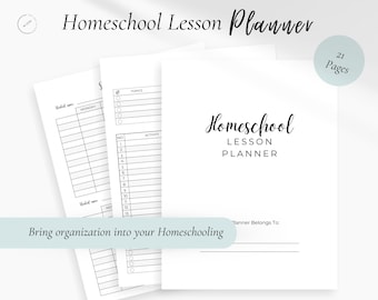Homeschool Planner Printable, Homeschool Planner, 2024 2025, Homeschool ...