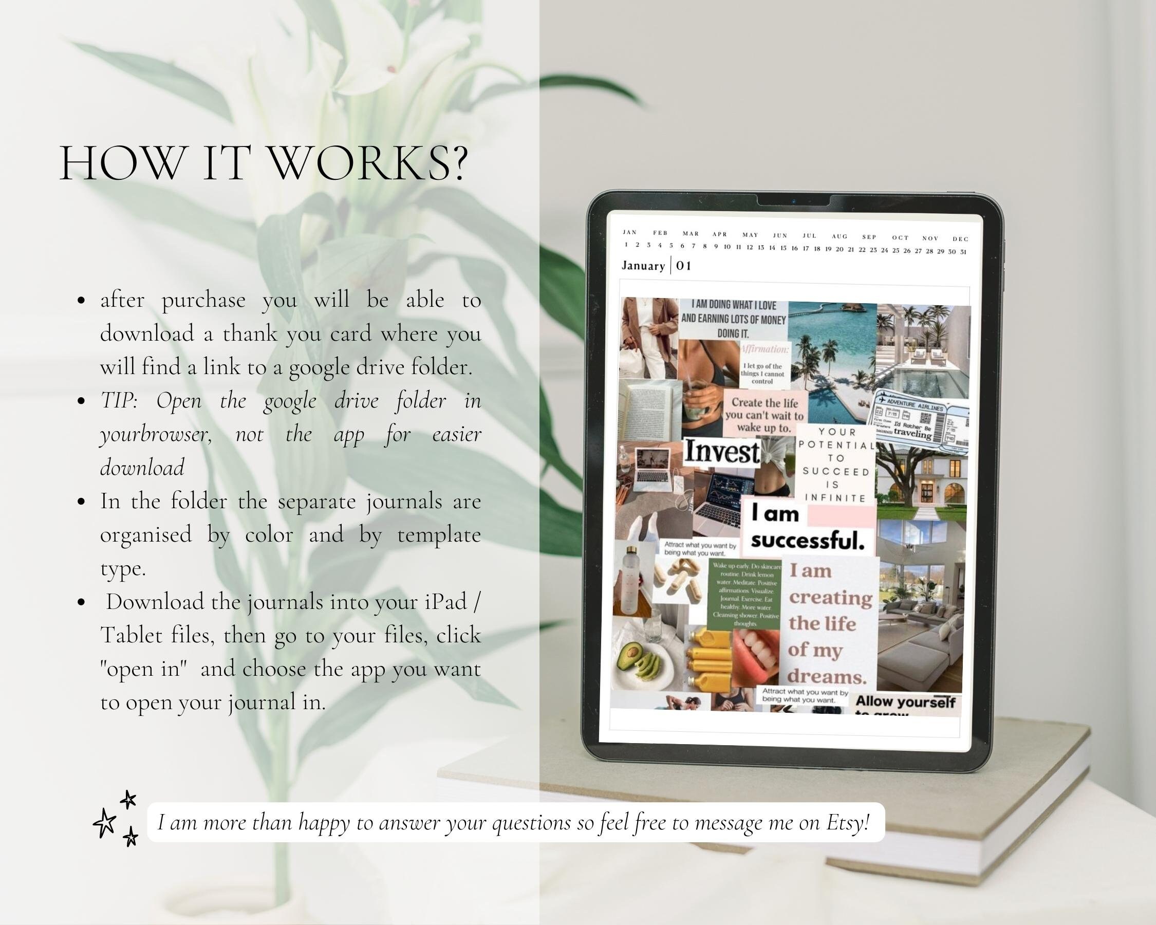 Digital Journal, Notebook Journal, Digital Notebook, Goodnotes ...