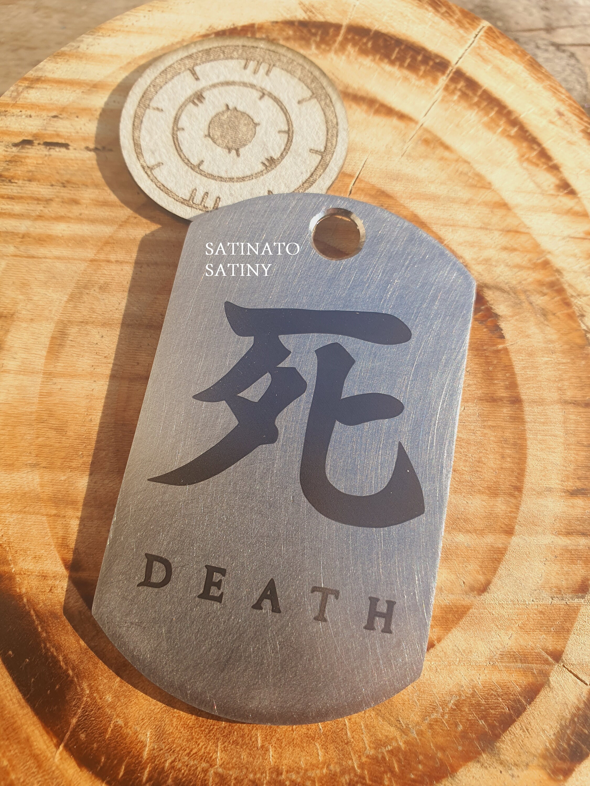 Keychain Kanji Morte Death Souls Like - Etsy