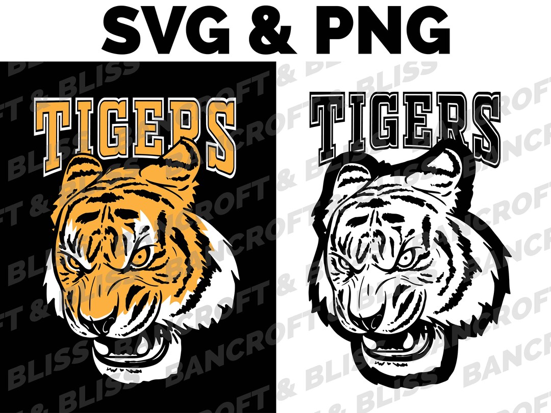 Tiger Svg Tiger Png Tiger Baseball SVG Tiger Football SVG Tiger Mascot ...