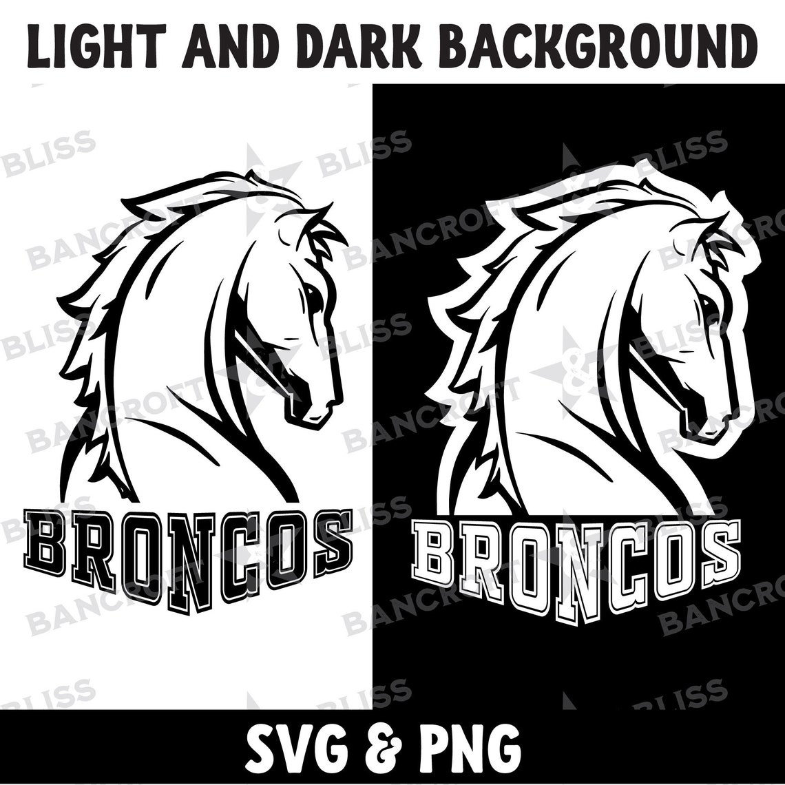 Broncos Svg Broncos Png Broncos Football SVG Broncos Mascot - Etsy