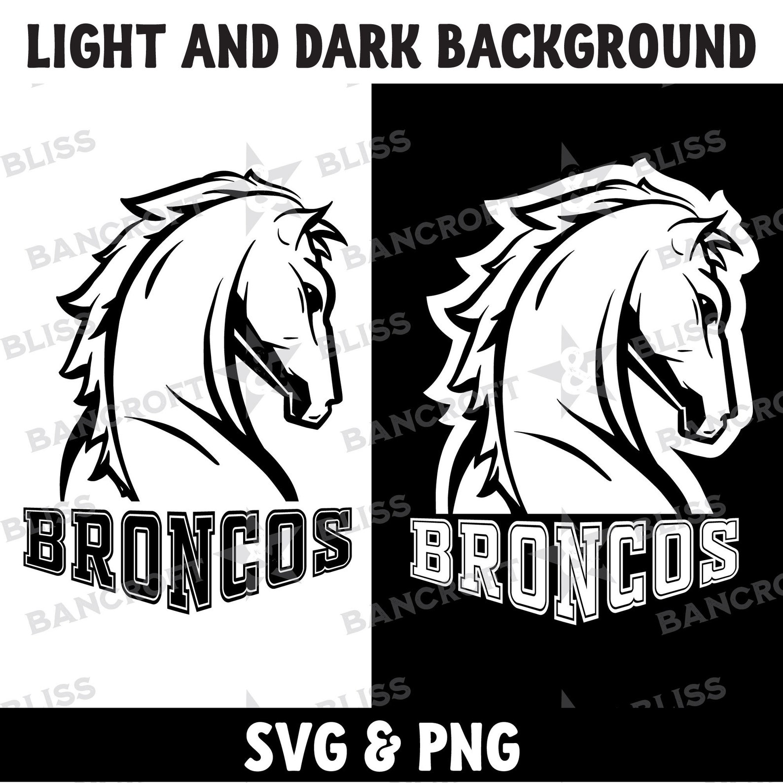 Broncos Svg Broncos Png Broncos Football SVG Broncos Mascot SVG Broncos ...