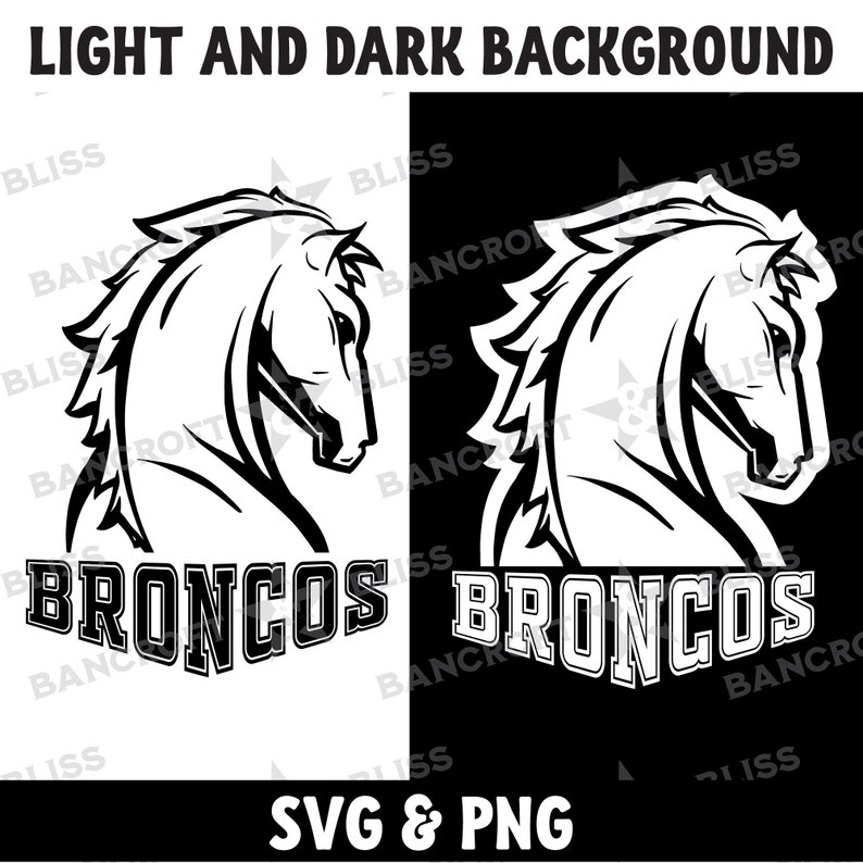 Broncos Svg Broncos Png Broncos Football SVG Broncos Mascot SVG Broncos ...