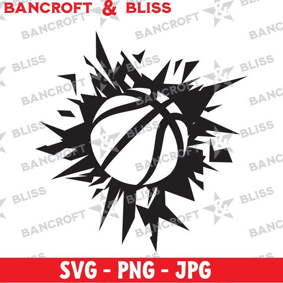 Basketball Explosion T-shirt Design Clip Art Instant Download - Etsy