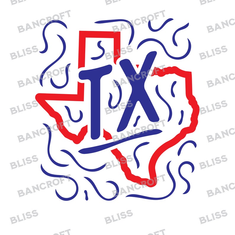 Texas State Design Digital Download Design Vector SVG | Etsy