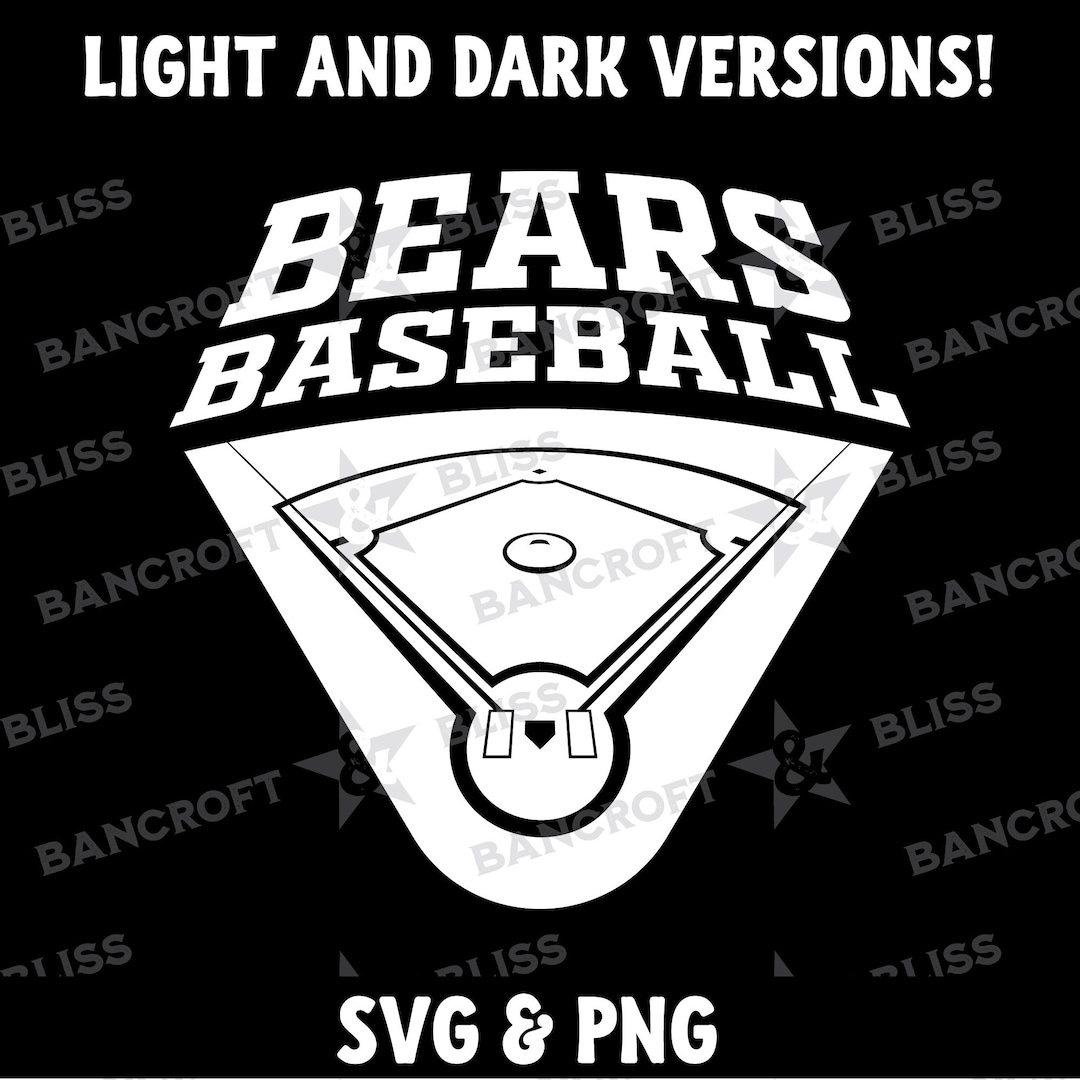 Bears Baseball Svg Bears Png Bears SVG Bears Football SVG Bears Mascot ...