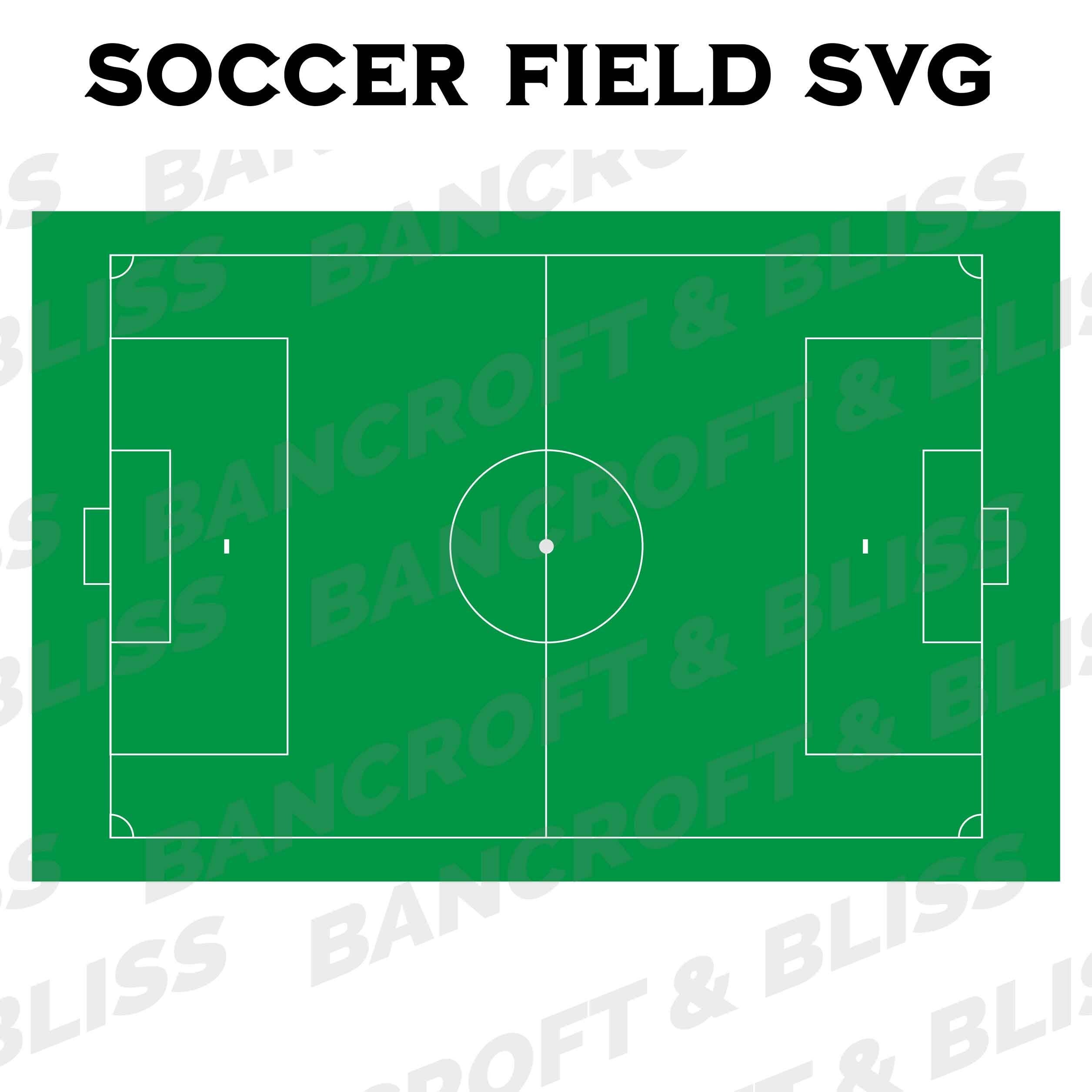 Football Pitch SVG Soccer Field SVG Soccer Svg Soccer Png Soccer Pitch ...