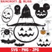 HALLOWEEN Art Halloween SVG Instant Download Halloween Pattern Spooky ...