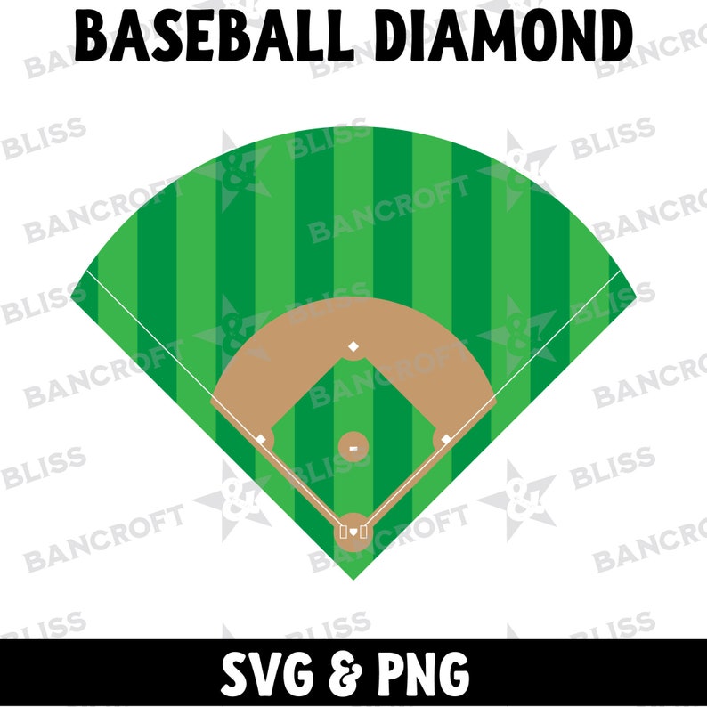 Baseball Field SVG Baseball Diamond SVG Baseball SVG Baseball Field Png ...