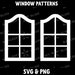Window SVG Window PNG Antique Window Bundle Doll House Cricut Window ...