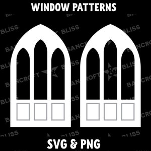 Window SVG Window PNG Antique Window Bundle Doll House Cricut Window ...