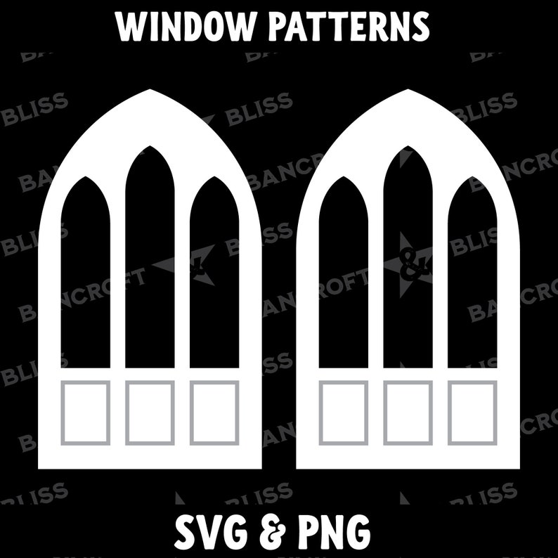 Window SVG Window PNG Antique Window Bundle Doll House Cricut - Etsy