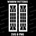 Window SVG Window PNG Antique Window Bundle Doll House Cricut Window ...
