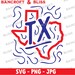 Texas State Design Digital Download | Texas SVG File | Texas Digital ...