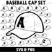 Baseball Cap SVG Baseball Hat SVG Baseball Hats With Letters | Whole ...