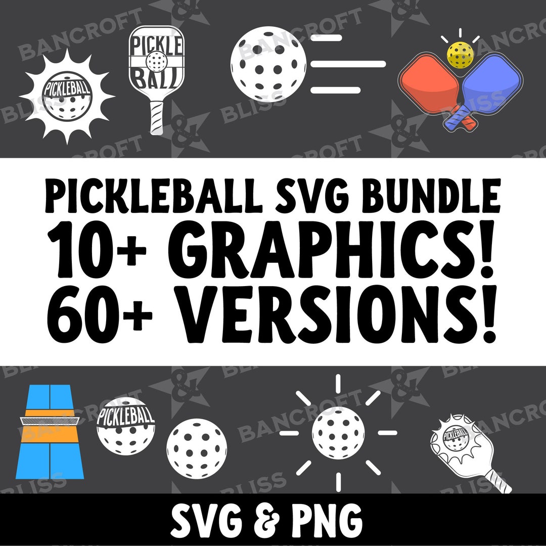 Pickleball SVG Pickleball Player SVG Pickleball Ball SVG Pickleball Svg ...