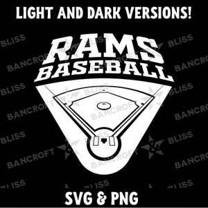 Rams Baseball Svg Rams Svg Rams Baseball Png Baseball Rams SVG Rams ...